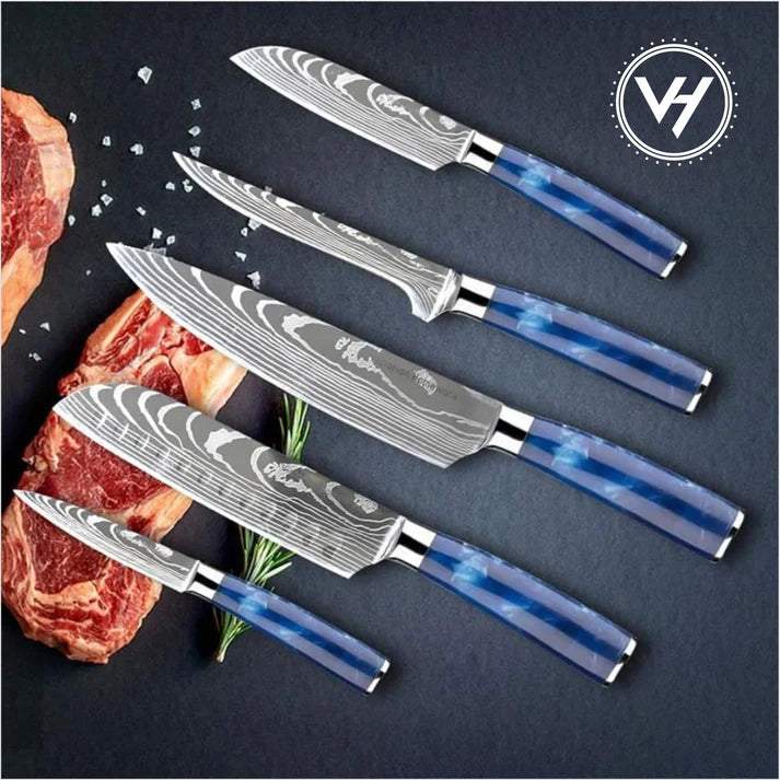 Chefs Kitchenware Victoria | Stainless Steel Knife Set Victoria ...